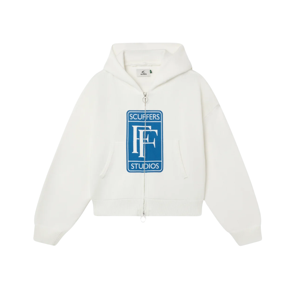 Sweater Scuffers Zipper Rolly White – Reserved