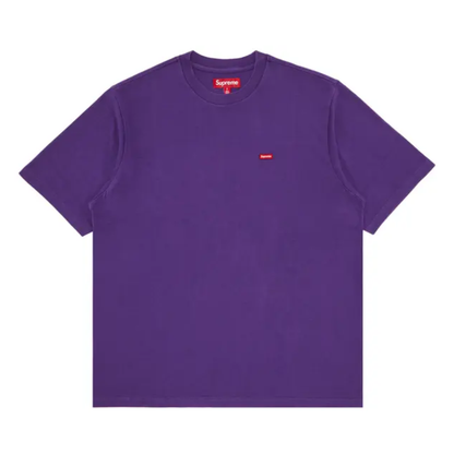 Polera Supreme Small Box Logo Purple FW25 – Reserved