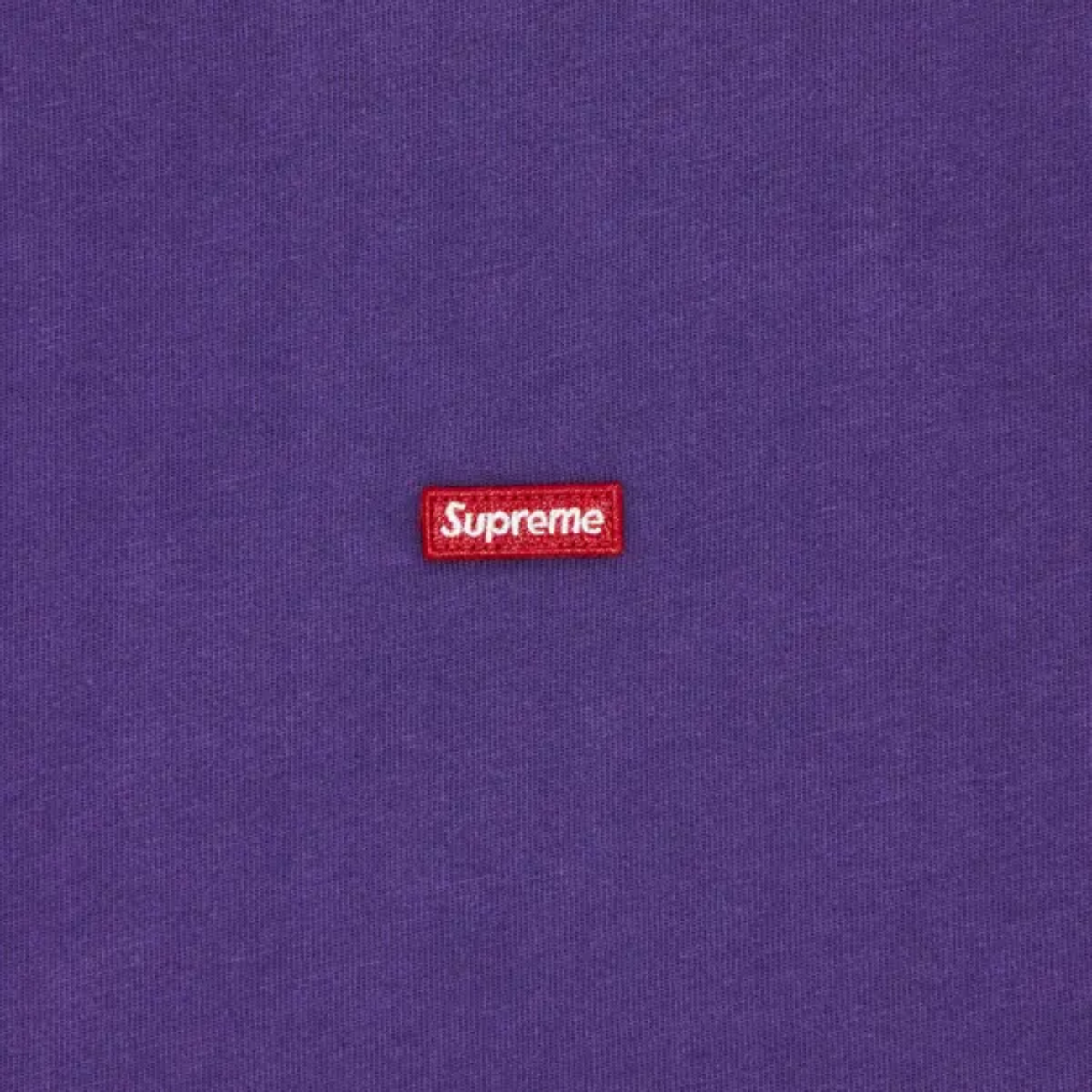 Polera Supreme Small Box Logo Purple FW25 – Reserved