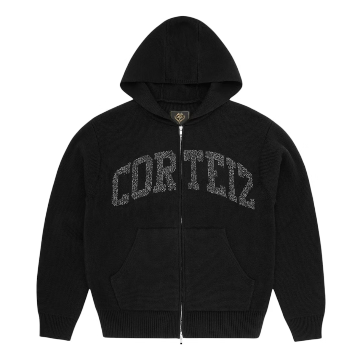 Sweater Corteiz 3M College Knit Zip Black – Reserved
